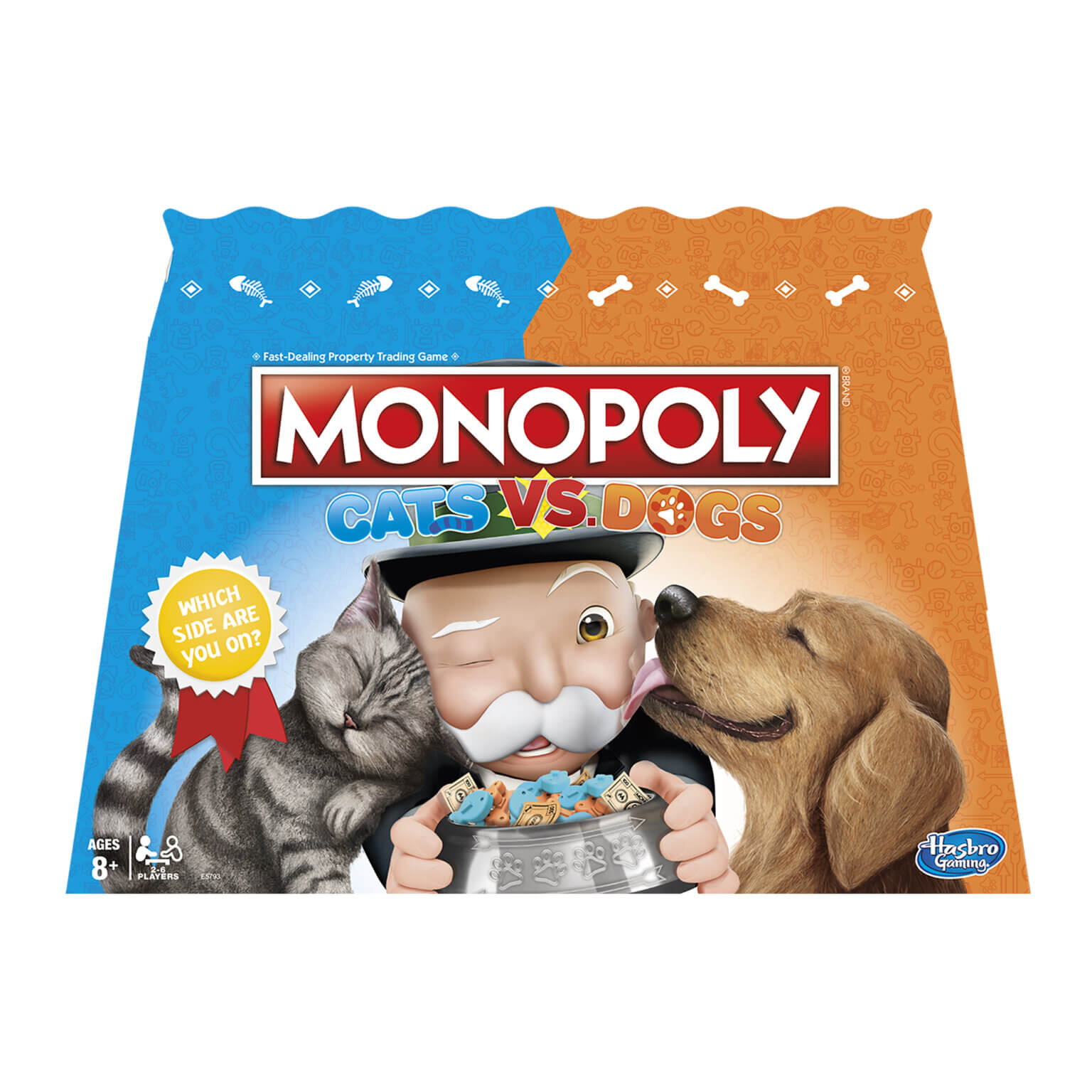 Monopoly Cats vs Dog board game - Melon Mart
