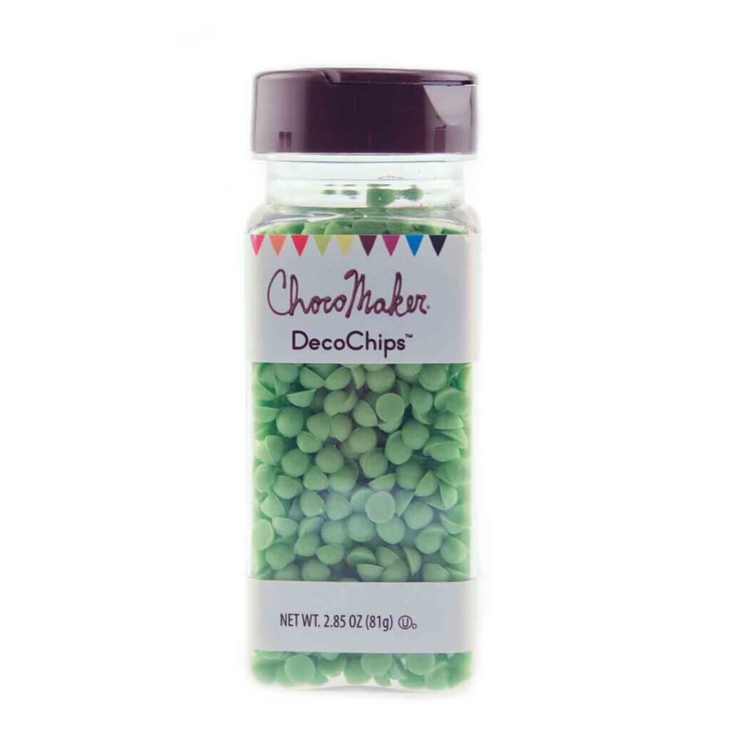 ChocoMaker® Bright Green DecoChips - Melon Mart