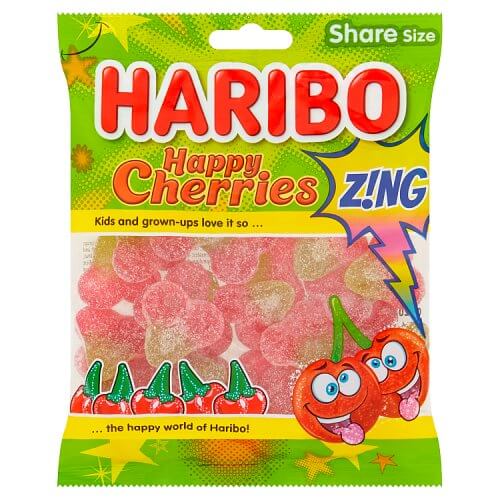 Haribo Happy Cherries Zing, 160g - Melon Mart